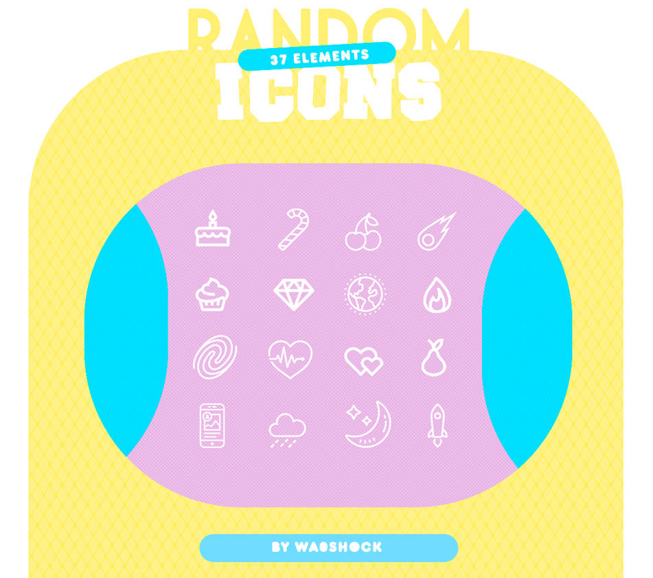 random | icon set by dollshc00l on DeviantArt
