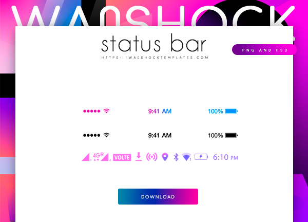 resources | status bar set by dollshc00l on DeviantArt