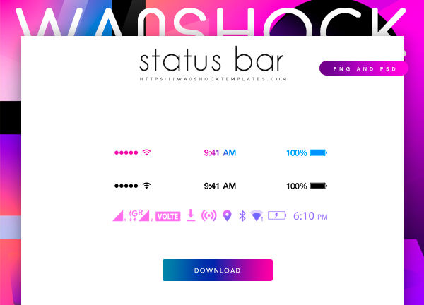 resources | status bar set by dollshc00l on DeviantArt