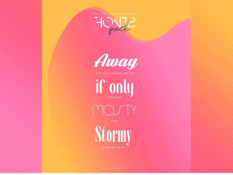 + fonts pack vol 2 by dollshc00l on DeviantArt