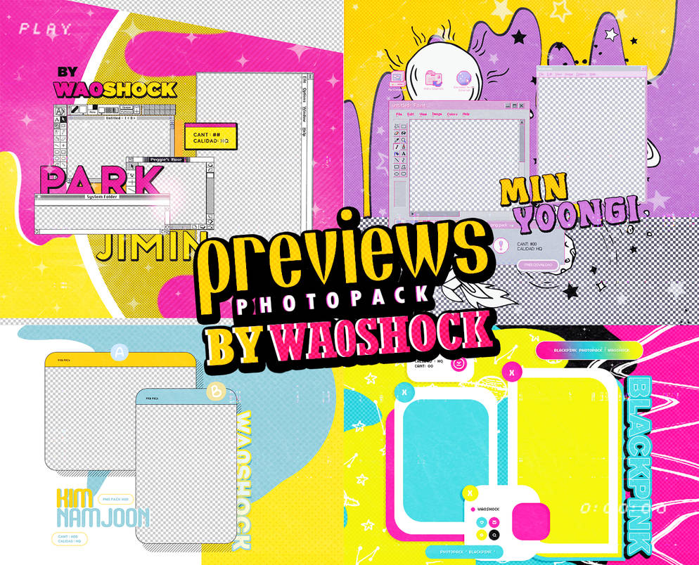 PREVIEWS PSD TEMPLATE PACK by dollsch00l on DeviantArt