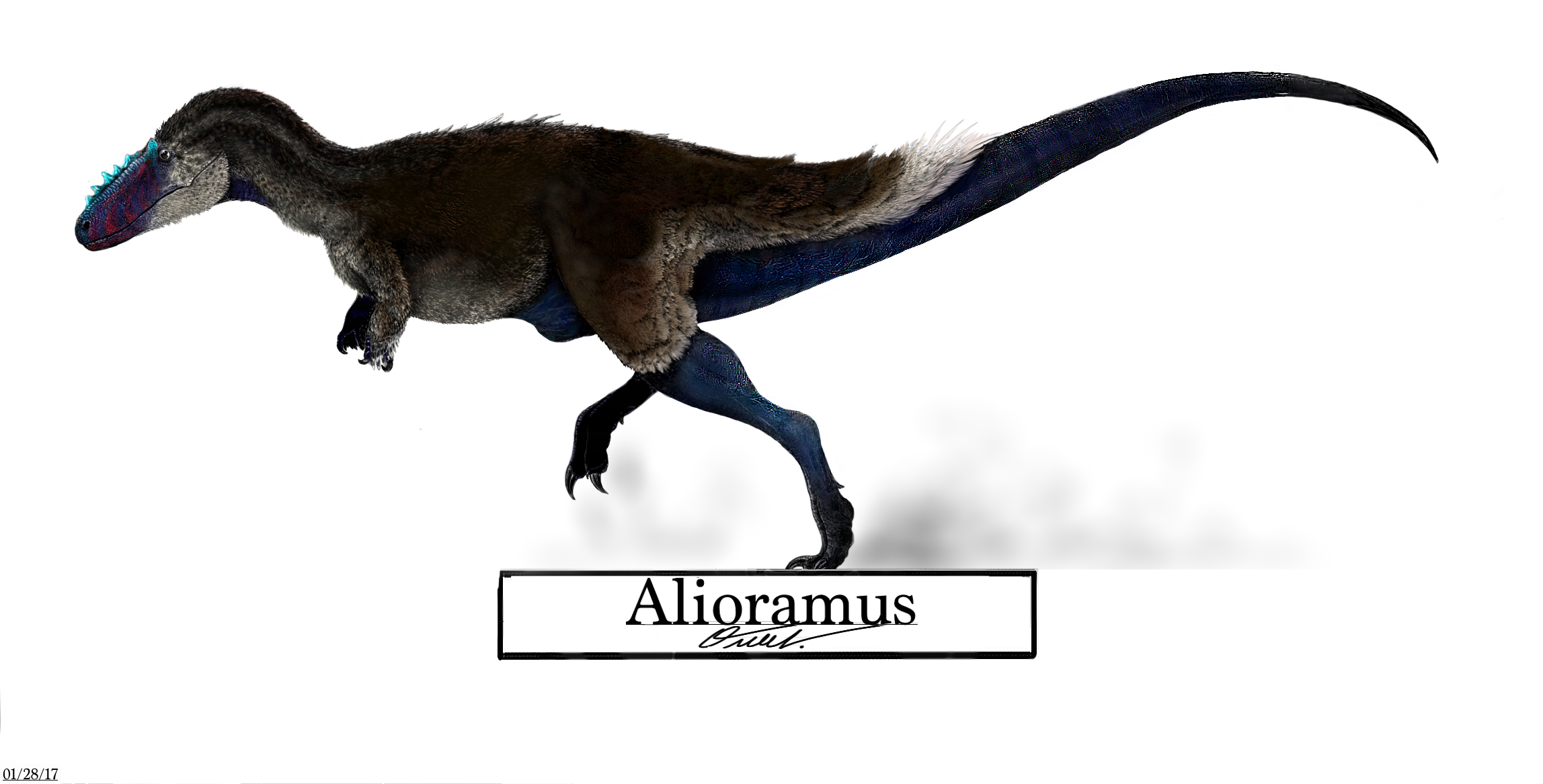 Alioramus by BackOcean on DeviantArt