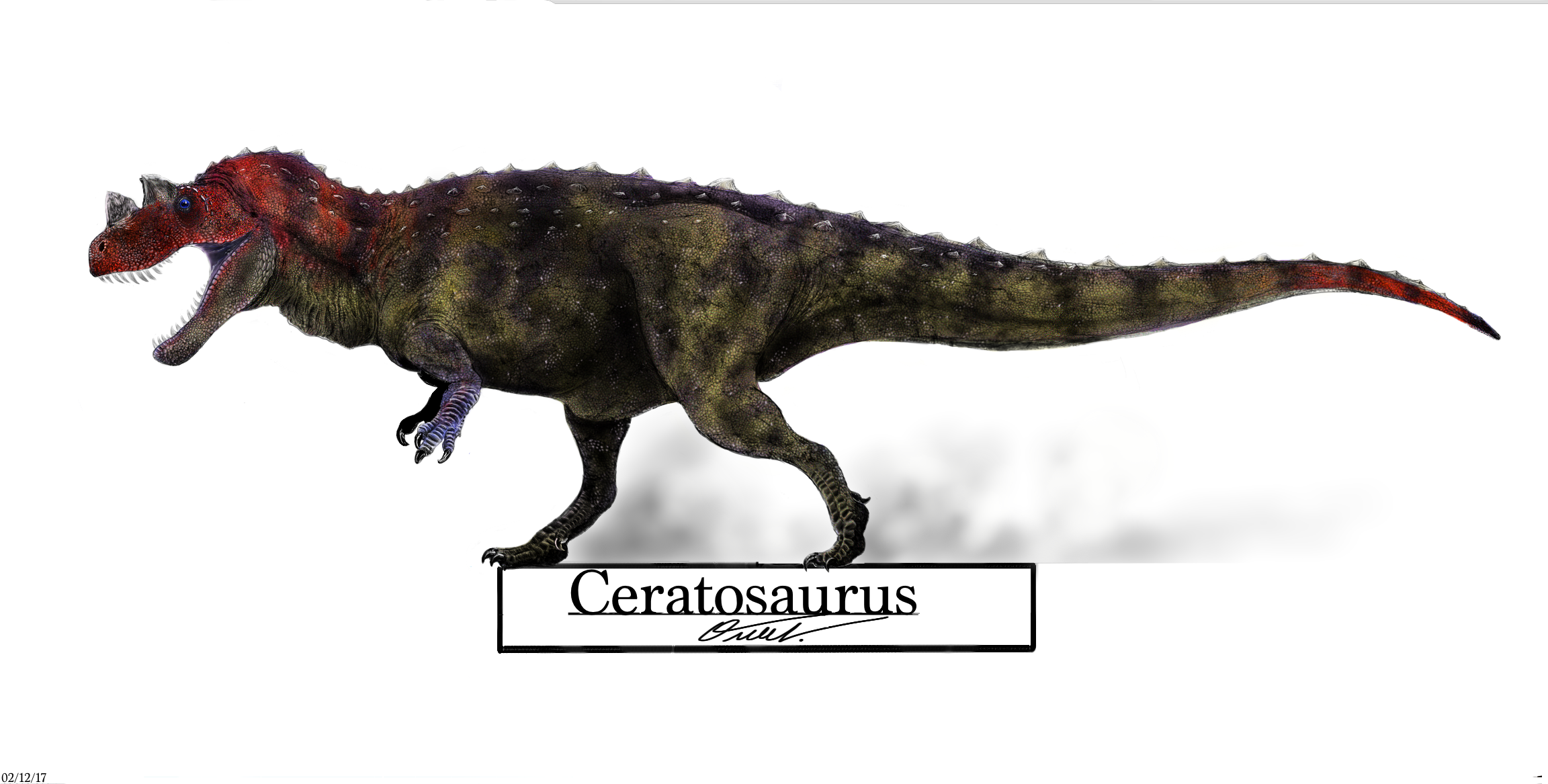 Ceratosaurus by BackOcean on DeviantArt Ceratosaurus by BackOcean on DeviantArt