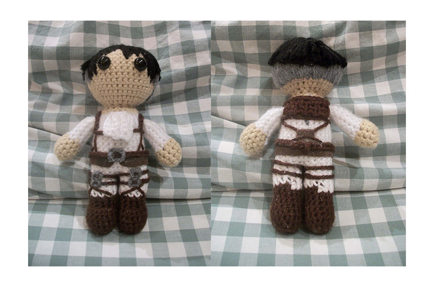 Levi Front and Back (WIP) by Autumn-Maple on DeviantArt