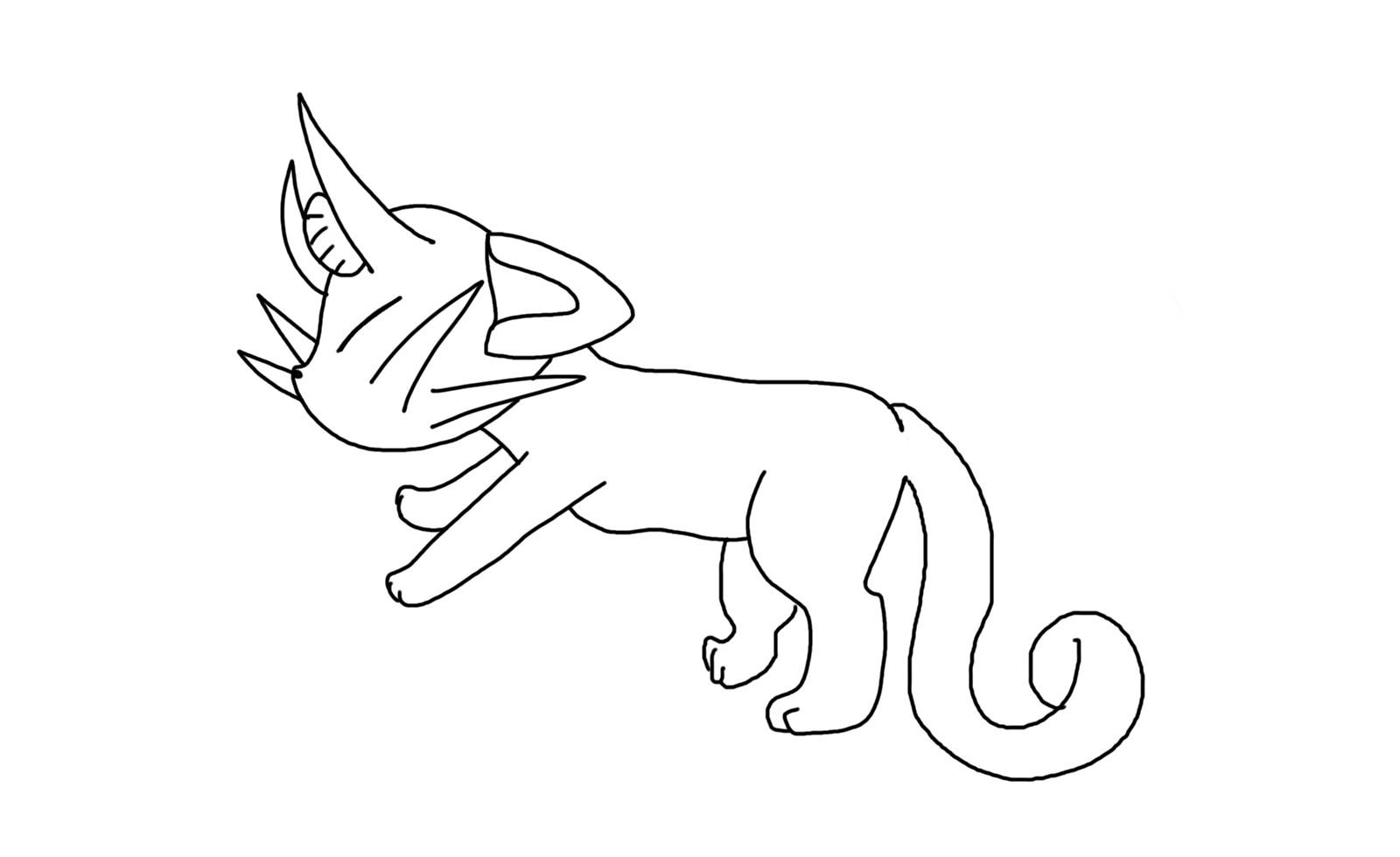 Baby Meowth Base by Pokemusic on DeviantArt