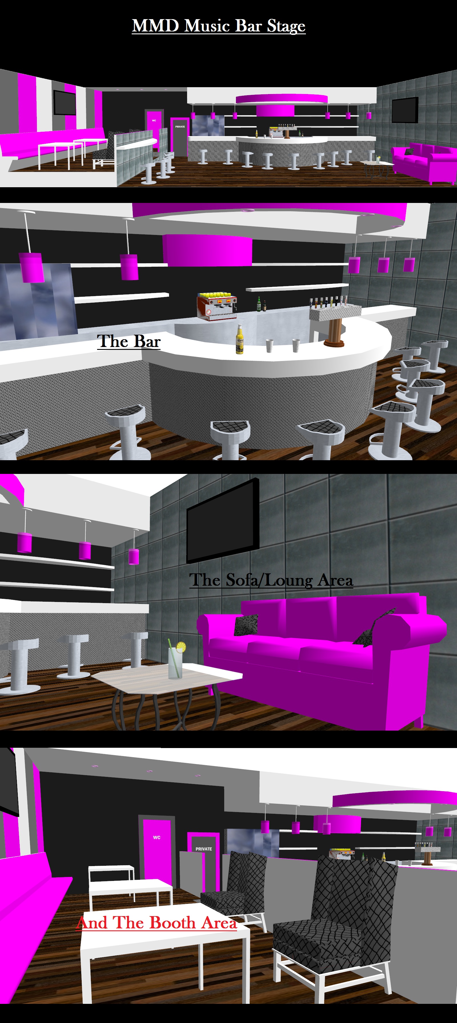 MMD Music Bar Stage ~Converted from SketchUp~ by xXFrenchToastXx on ...