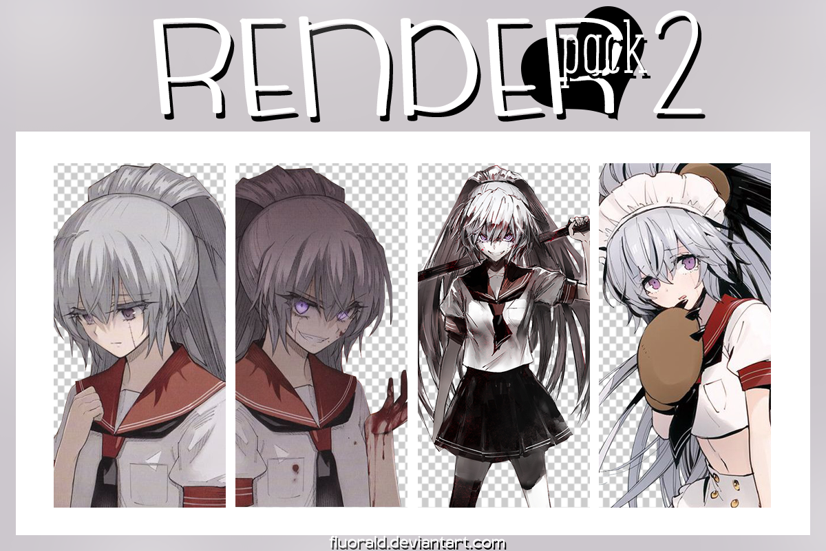 RENDER_PACK#2 - Akuma no Riddle by Fluorald on DeviantArt