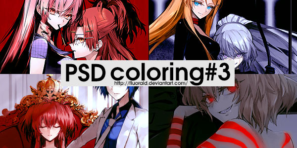 PSD Coloring #3 by Fluorald on DeviantArt