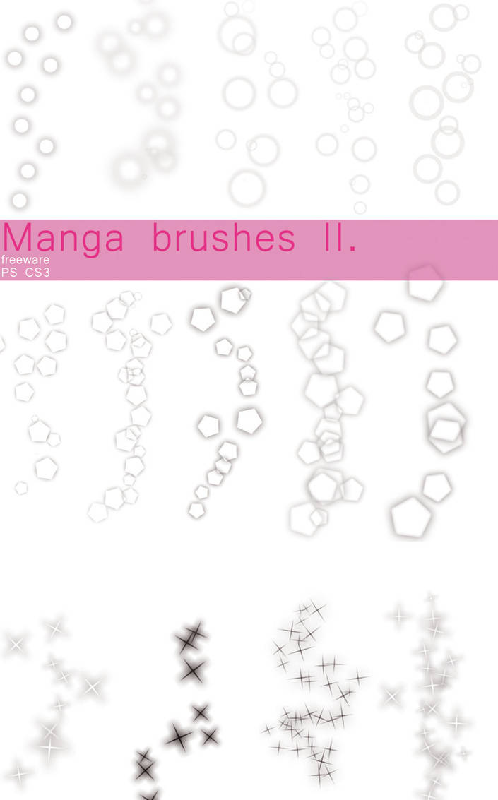 Manga Brushes II by pinkcamellia on DeviantArt