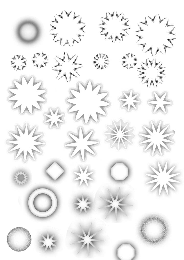 Manga Mix Brushes 01 by pinkcamellia on DeviantArt