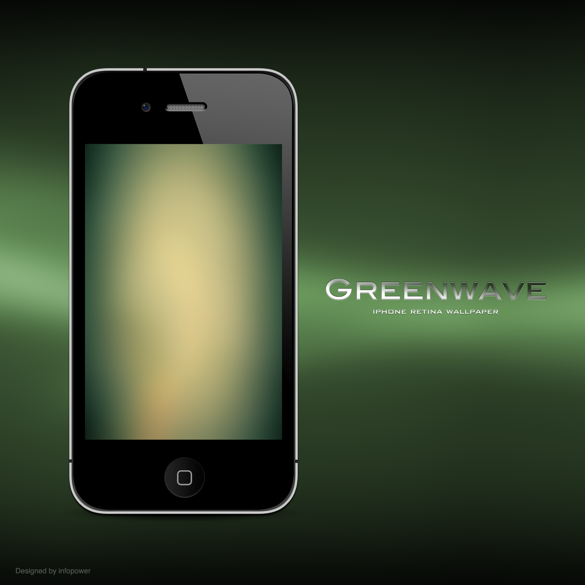 Greenwave - iPhone Retina Wallpaper by infopower on DeviantArt
