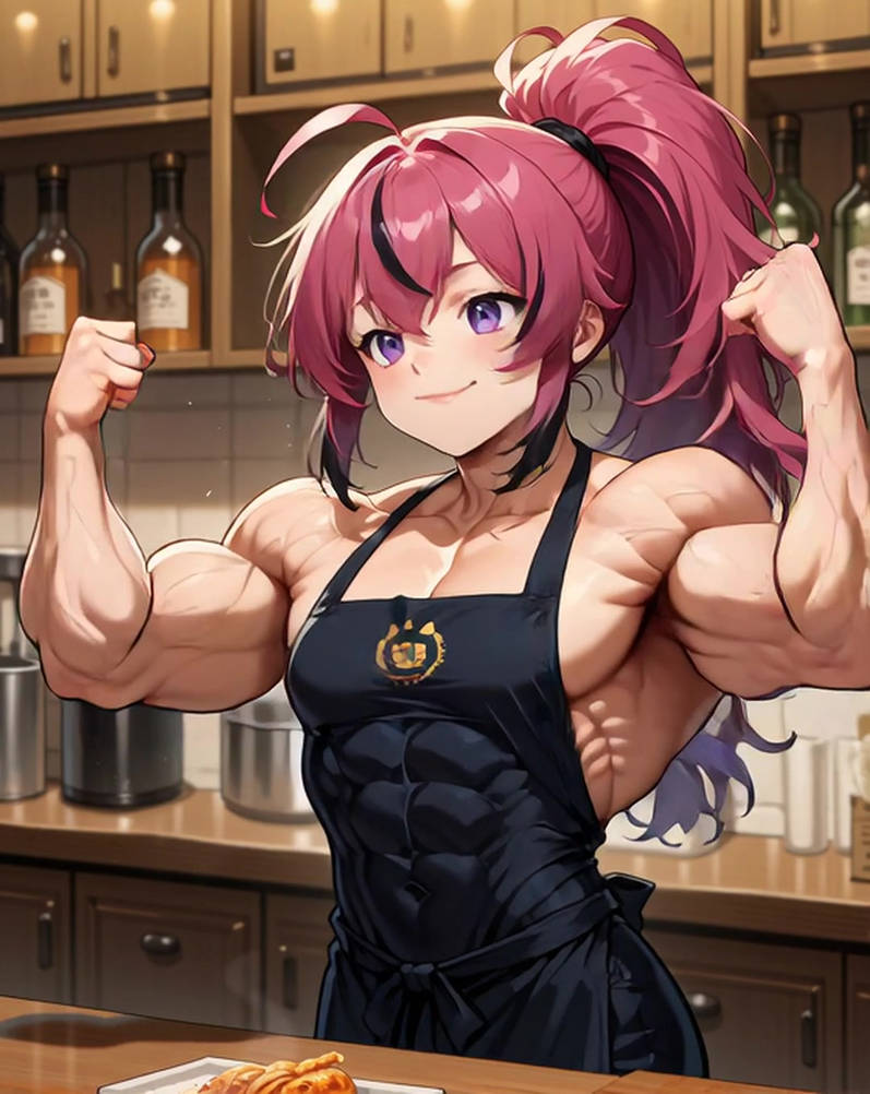 Nene giving us a good flex by StrongGirls on DeviantArt