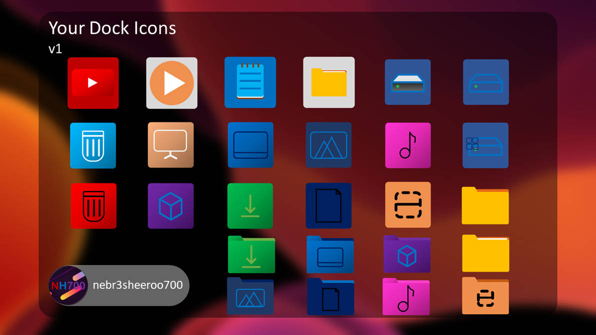 YourDockIcons v1 By nebr3sheeroo700 by nebr3sheeroo700 on DeviantArt