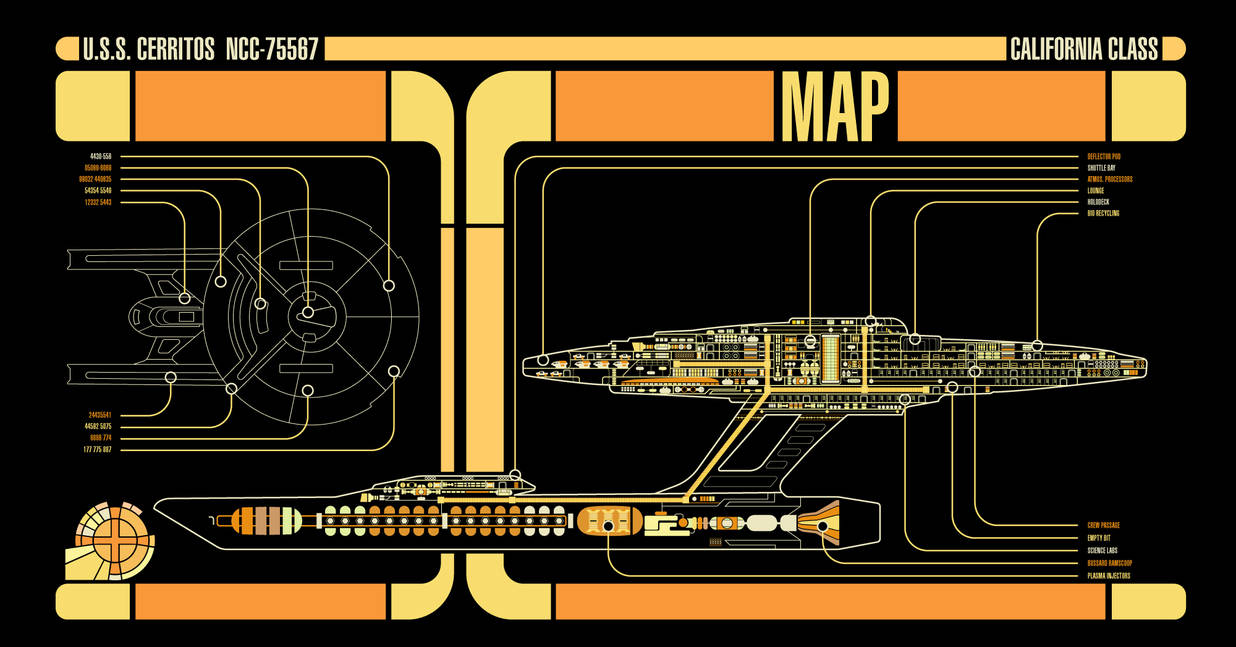 California Class USS Ceritos by LCARSGFX on DeviantArt