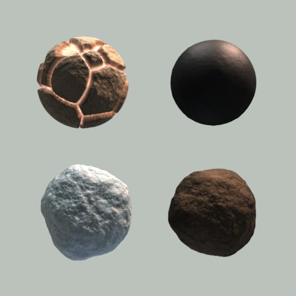 Four Blender Materials by Hafunui on DeviantArt