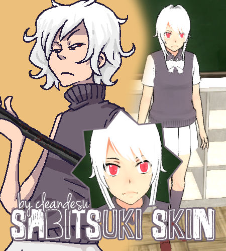 [R]EQ. Sabitsuki Skin for YANDERE SIMULATOR~ by cleandesu on DeviantArt