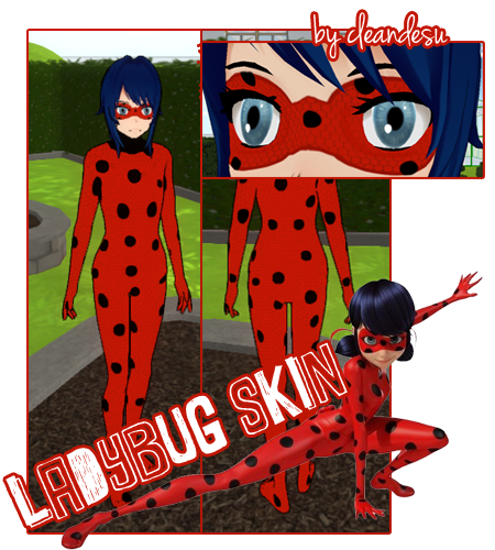 Ladybug Skin for YANDERE SIMULATOR~ by cleandesu on DeviantArt