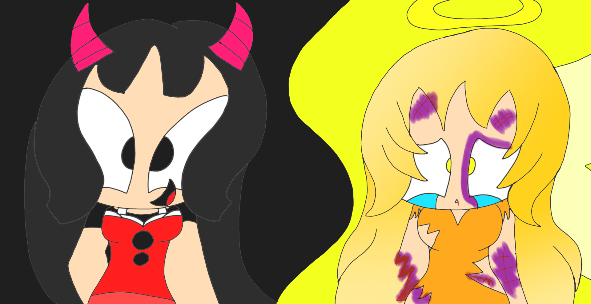 Empty and Full (oc) by CherrySweet1003 on DeviantArt