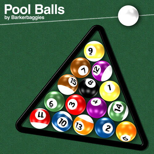 Pool Balls by barkerbaggies on DeviantArt