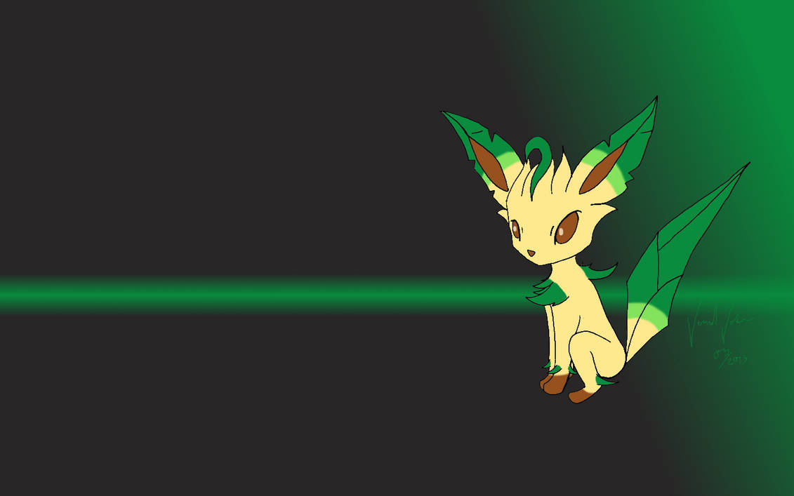 Leafeon Wallpaper by ZaneMiyoshi on DeviantArt