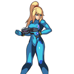 Zero Suit Samus (portrait) by hybridmink on DeviantArt