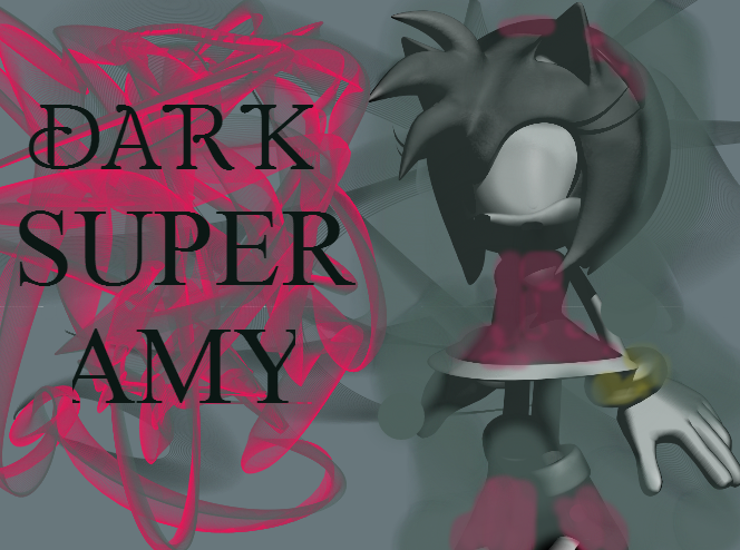 Dark Super Amy Rose by shth4ever on DeviantArt