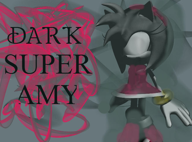 Dark Super Amy Rose by shth4ever on DeviantArt