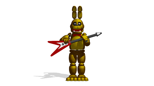 MMD FNAF Springbonnie (DL INCLUDED) by ChuueCreations on DeviantArt