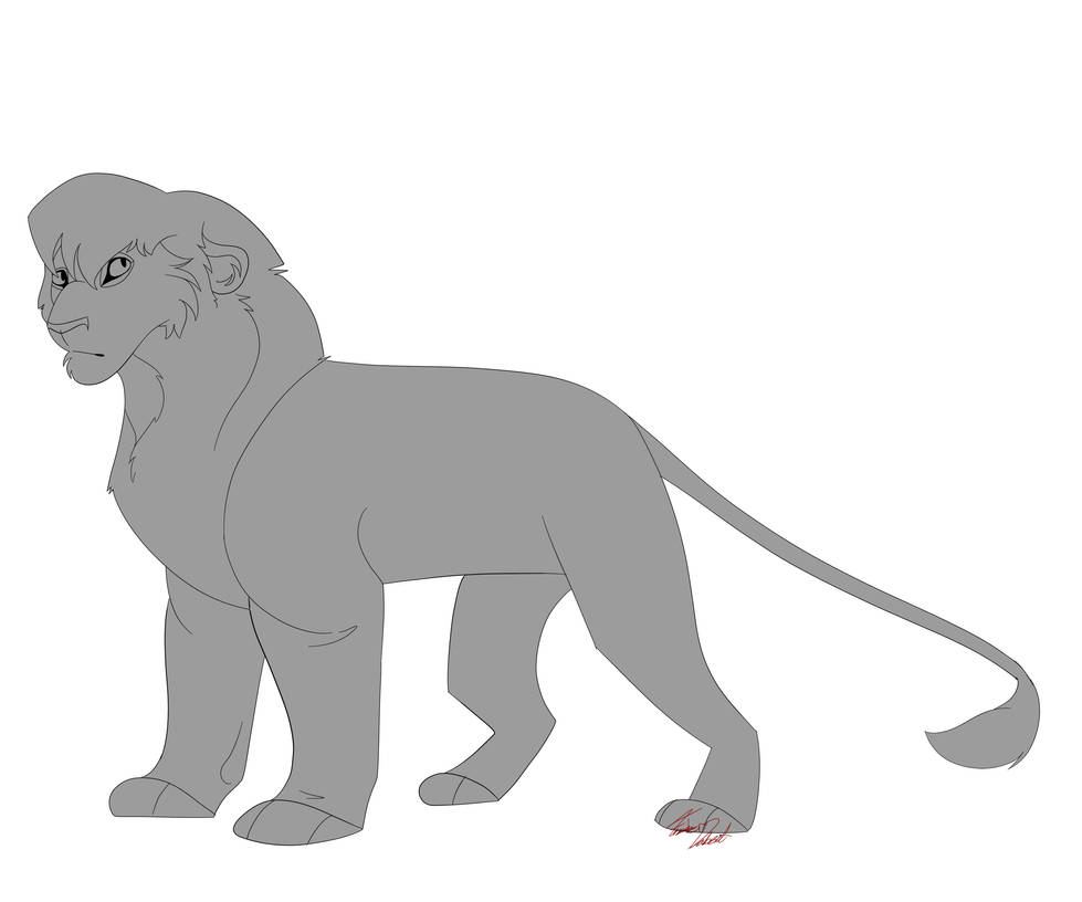 Lion Base (male) by Fin-nias on DeviantArt