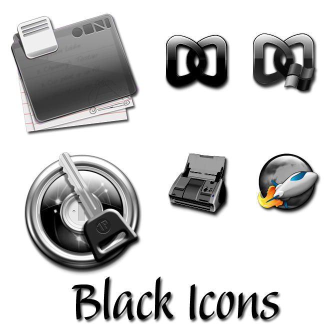Black Icons for Mac by Showngo on DeviantArt