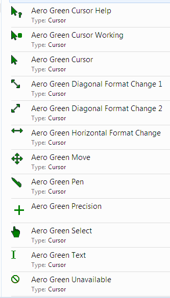 Aero Green Cursor Pack by JordiArt on DeviantArt