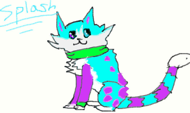 Fan art for Splashkittyartist by Wolflover2347 on DeviantArt
