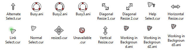 Triangle Cursor Set by manmademagic on DeviantArt