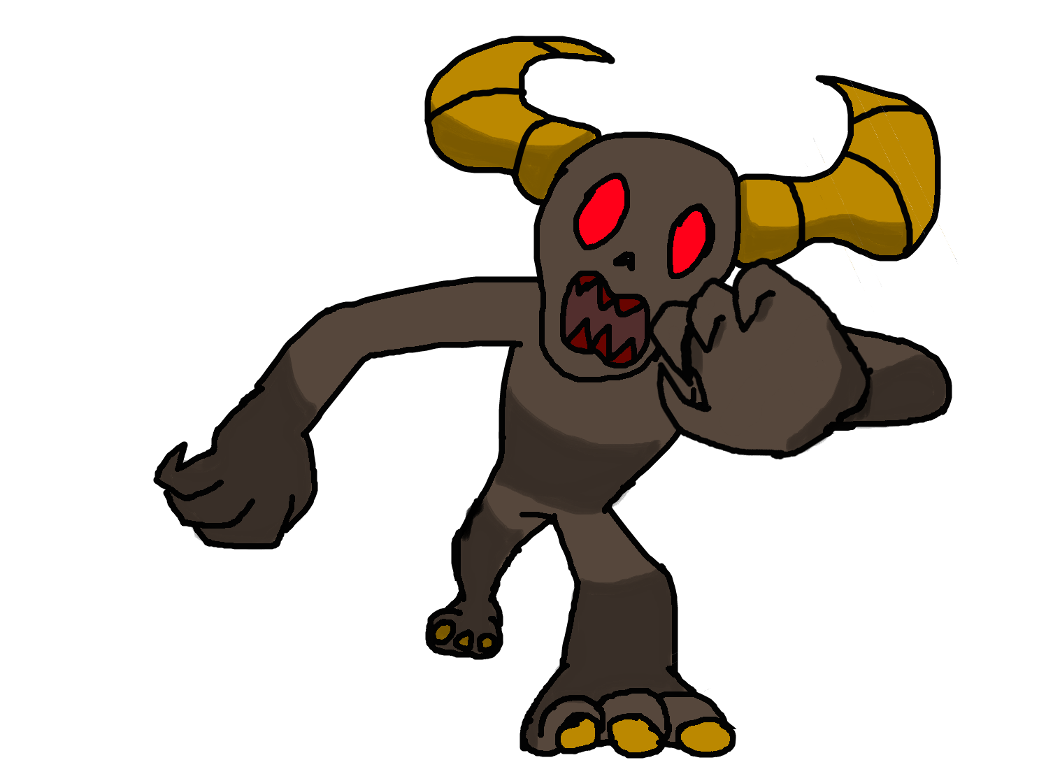 Demon Battle Sprite by StrangeYoshi12 on DeviantArt