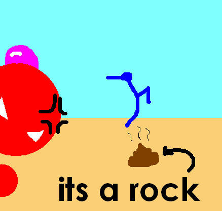 shouldnt have used the rock... by dude1808 on DeviantArt