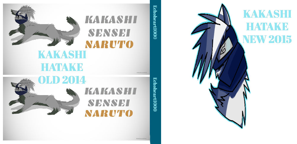 Kakashi Wolf Remake (Old VS New) by EchohArt on DeviantArt