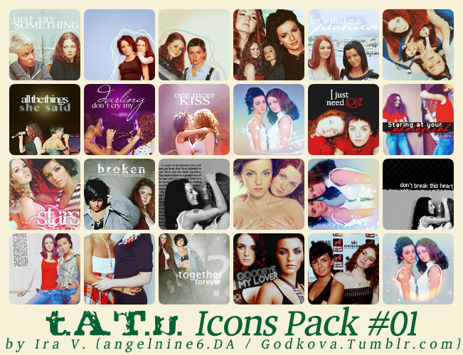 t.A.T.u. Icon Pack 01 by angelnine6 on DeviantArt