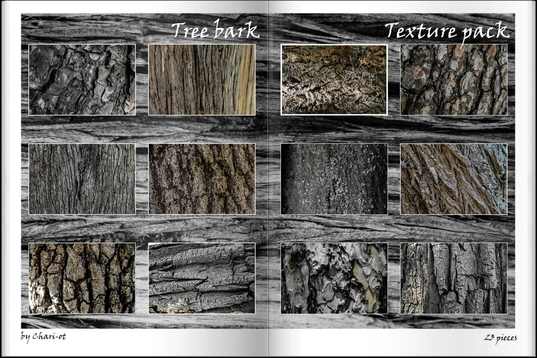 Texture pack. Tree bark (23 pieces) by Sugar-Sugar-Bee on DeviantArt