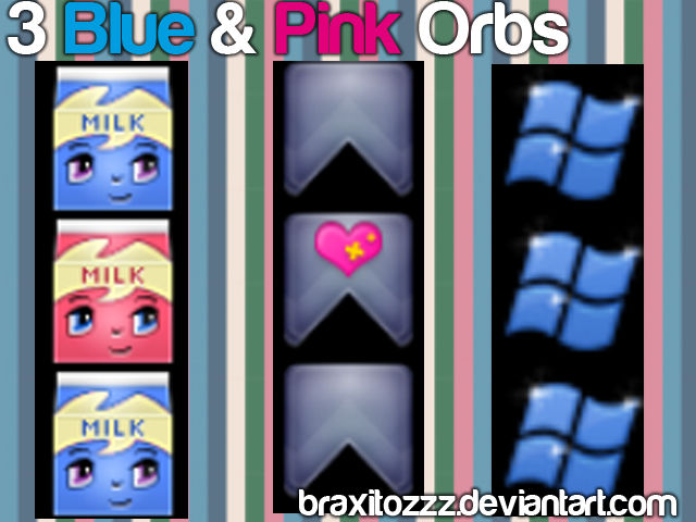 Blue and Pink Orbs by Braxitozzz on DeviantArt