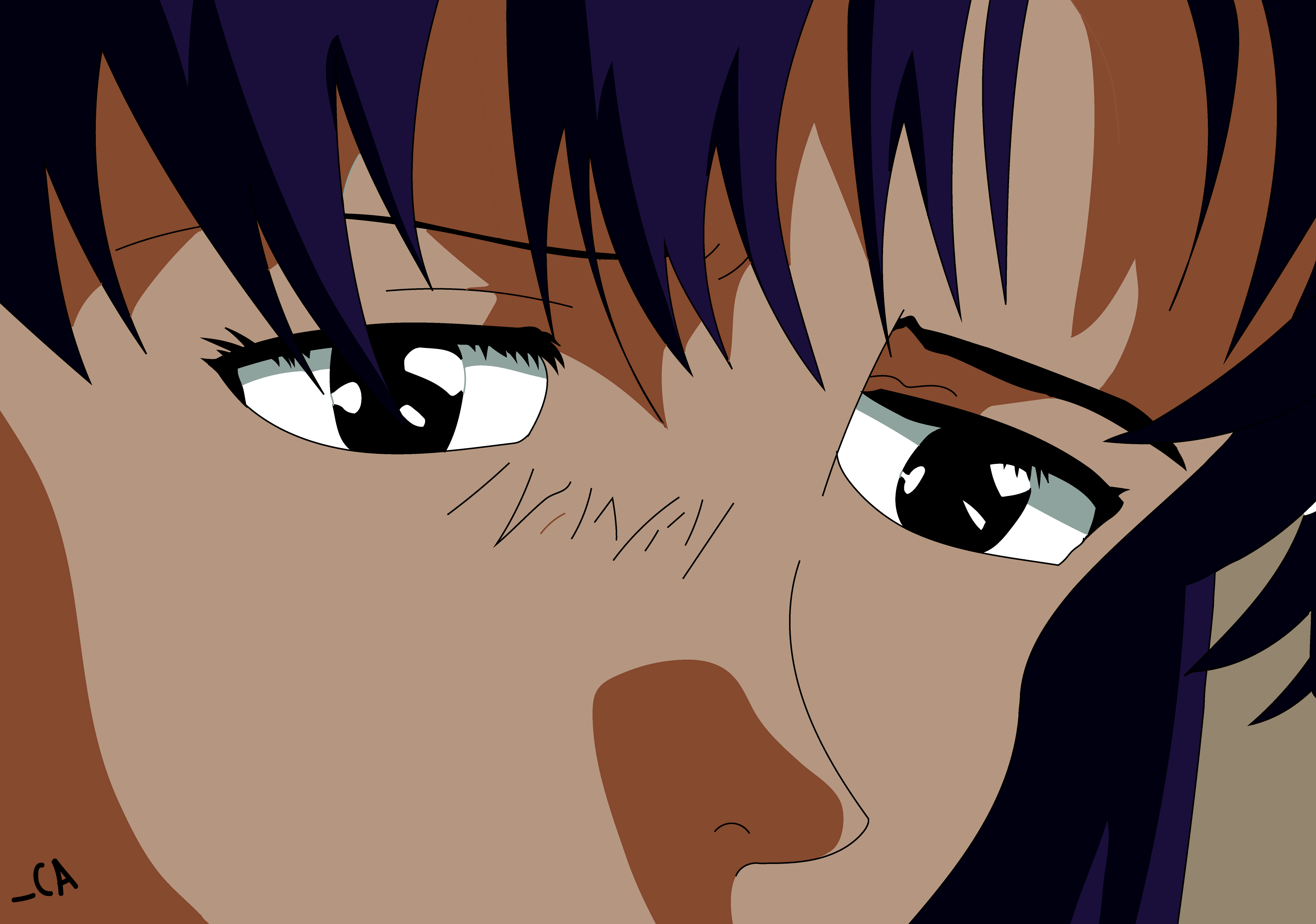 Misato Sad by youonlylive4times on DeviantArt