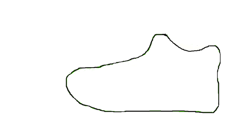 Bottom Of Shoe Outline