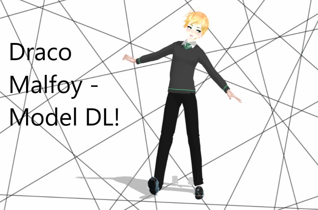 Draco Malfoy - MMD Model DL! by MMDFan1234 on DeviantArt
