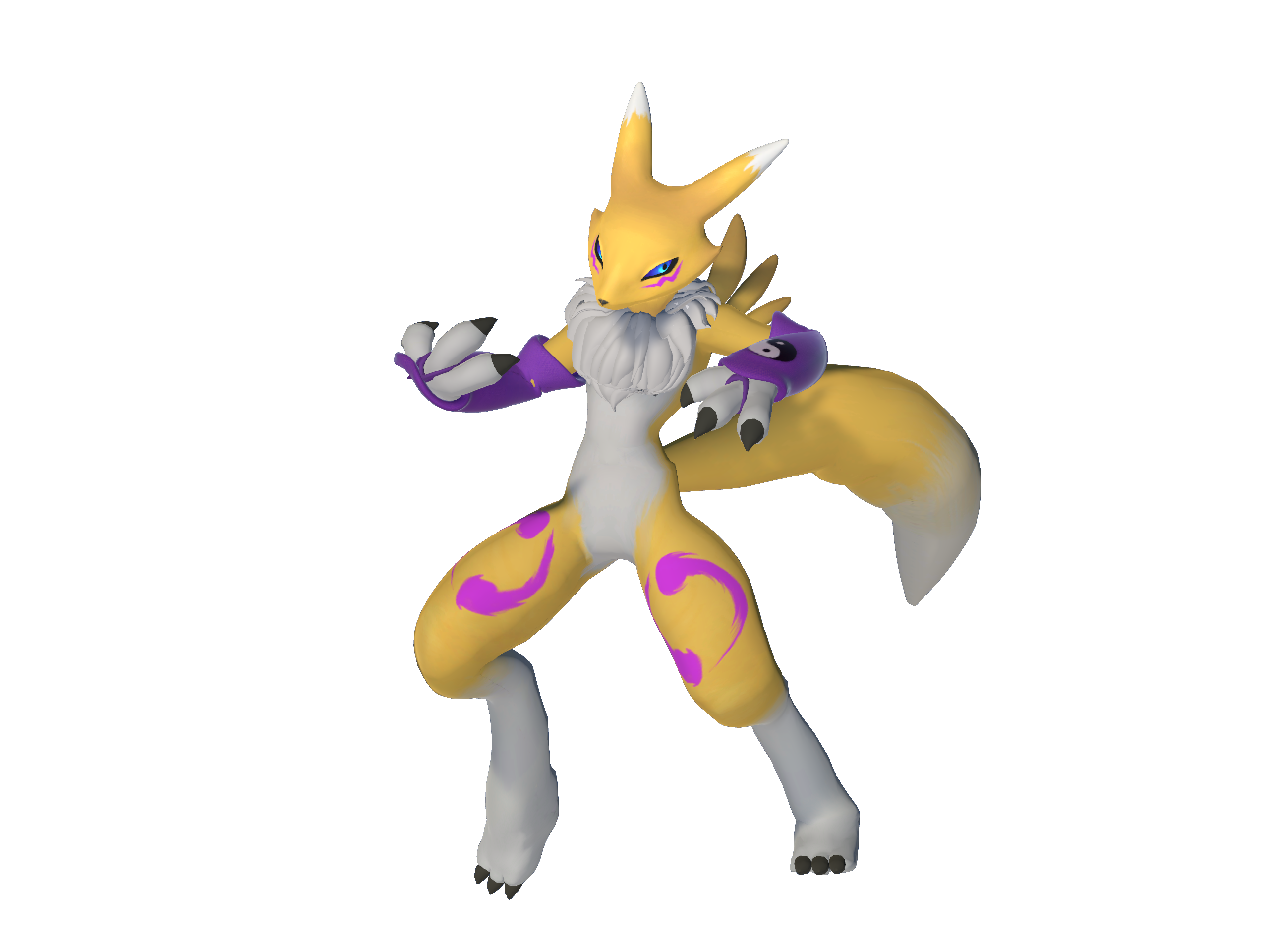 Renamon (FBX+Blend) by Pepsite on DeviantArt