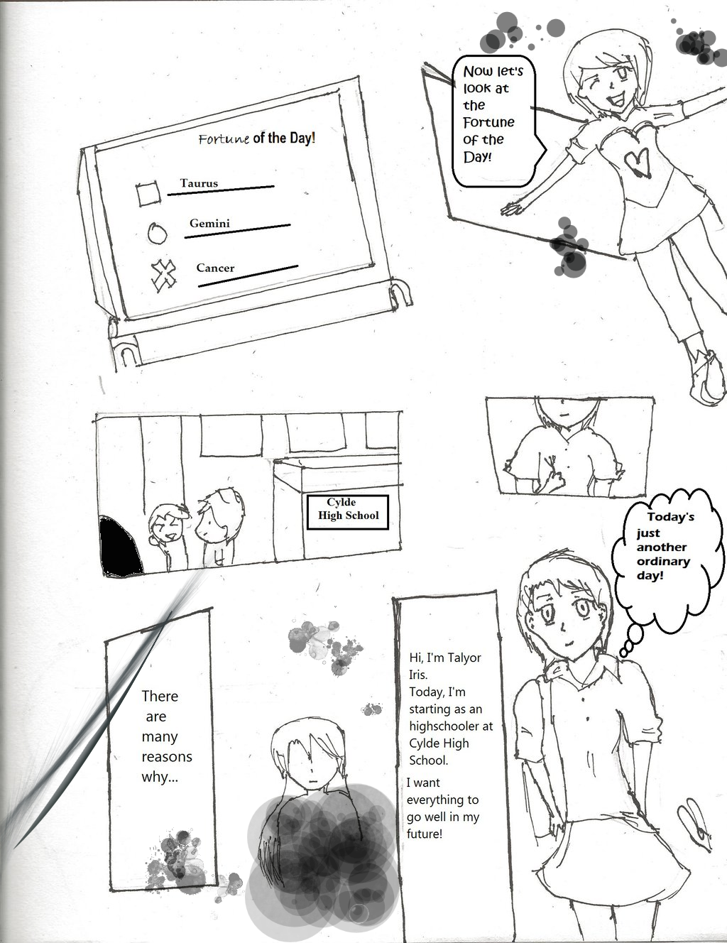 Bloom Chapter 1 Pg. 1 by aArtisticHeart on DeviantArt