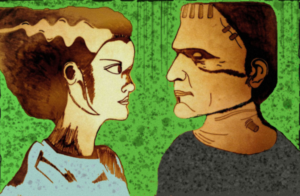 Frankenstein and his Bride fixed up by Itto1 on DeviantArt