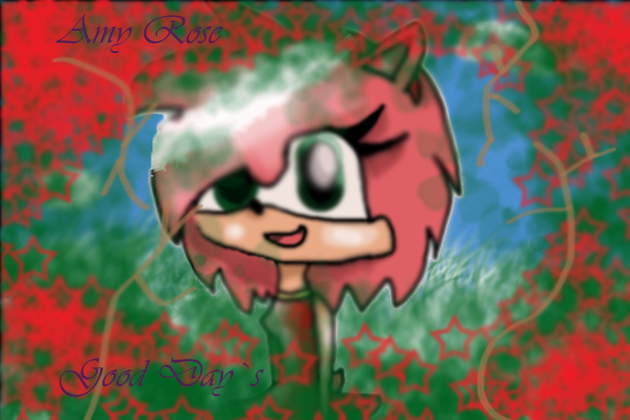 Amy rose- Good Day`s by vesna32 on DeviantArt