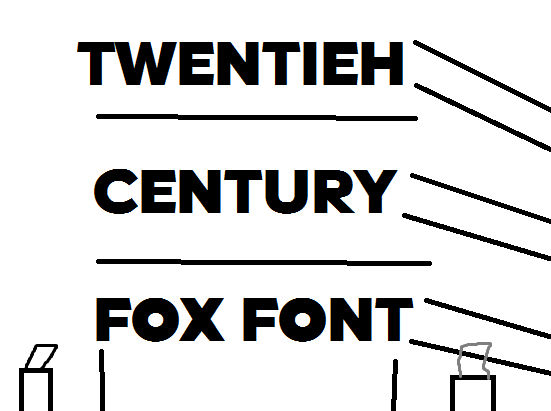 20th Century Fox Font 8D by LogoFanful on DeviantArt