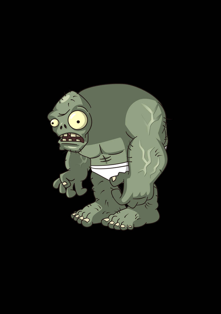 Gargantuar Zombie's body(Vector diagram) by hong-hui-lin-shenmu on ...