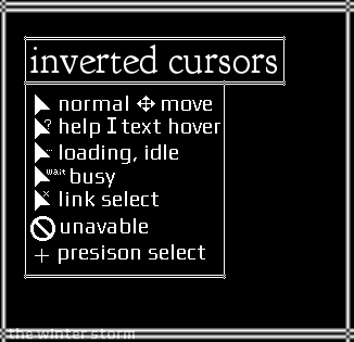 inverted cursors by Levi-Aaron-coppock on DeviantArt