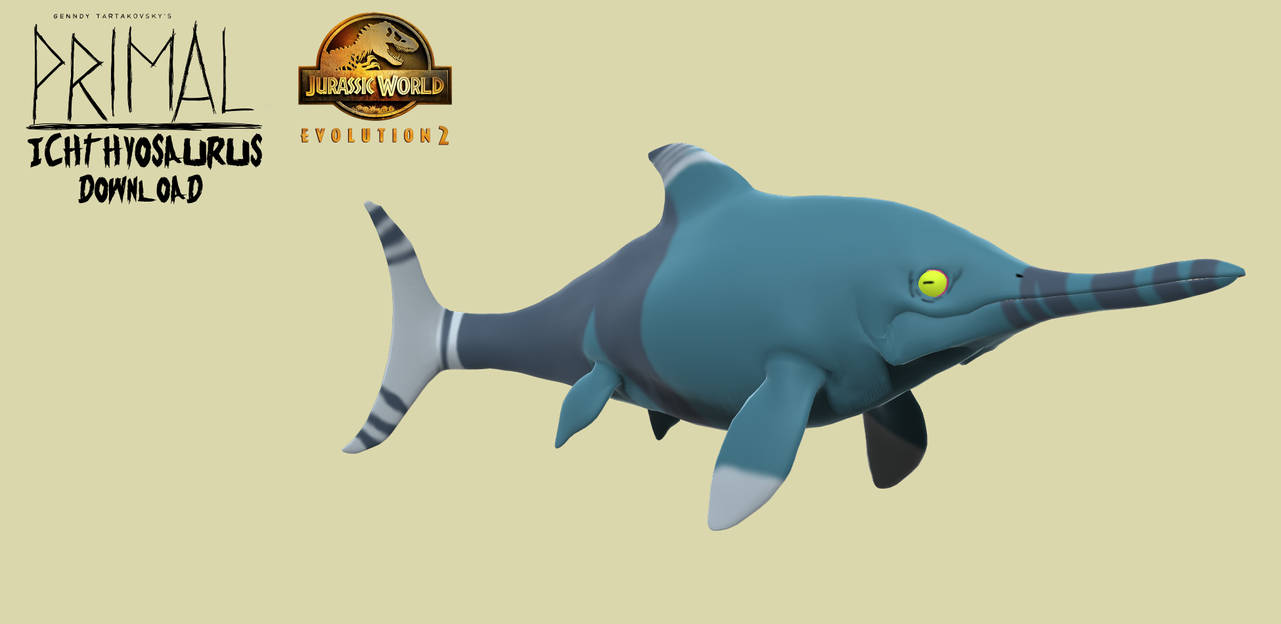MMD JWE 2 Ichthyosaurus Primal + download DL by Francoraptor2018 on ...